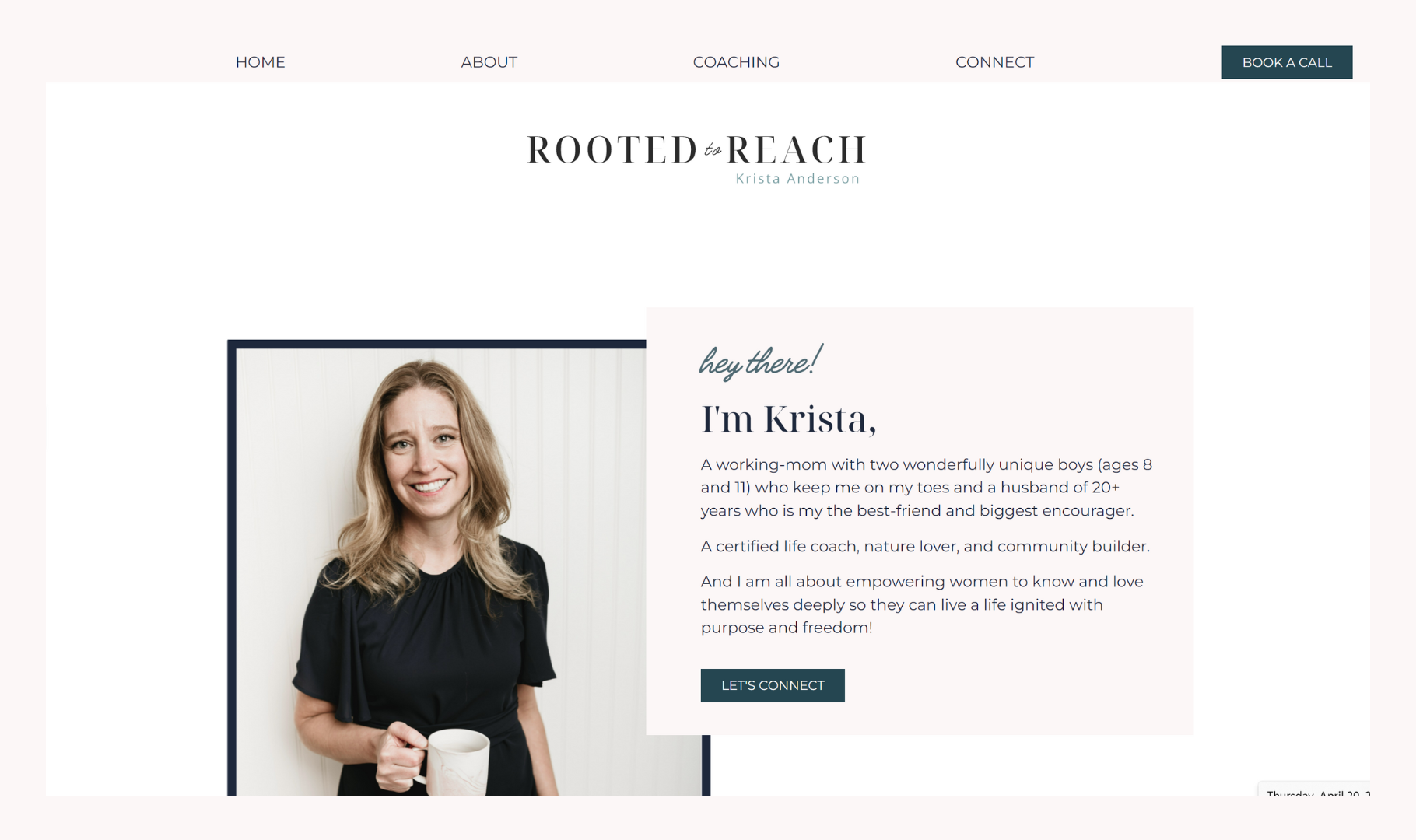 About Rooted to Reach | Empower Your ADHD Journey with Krista Anderson